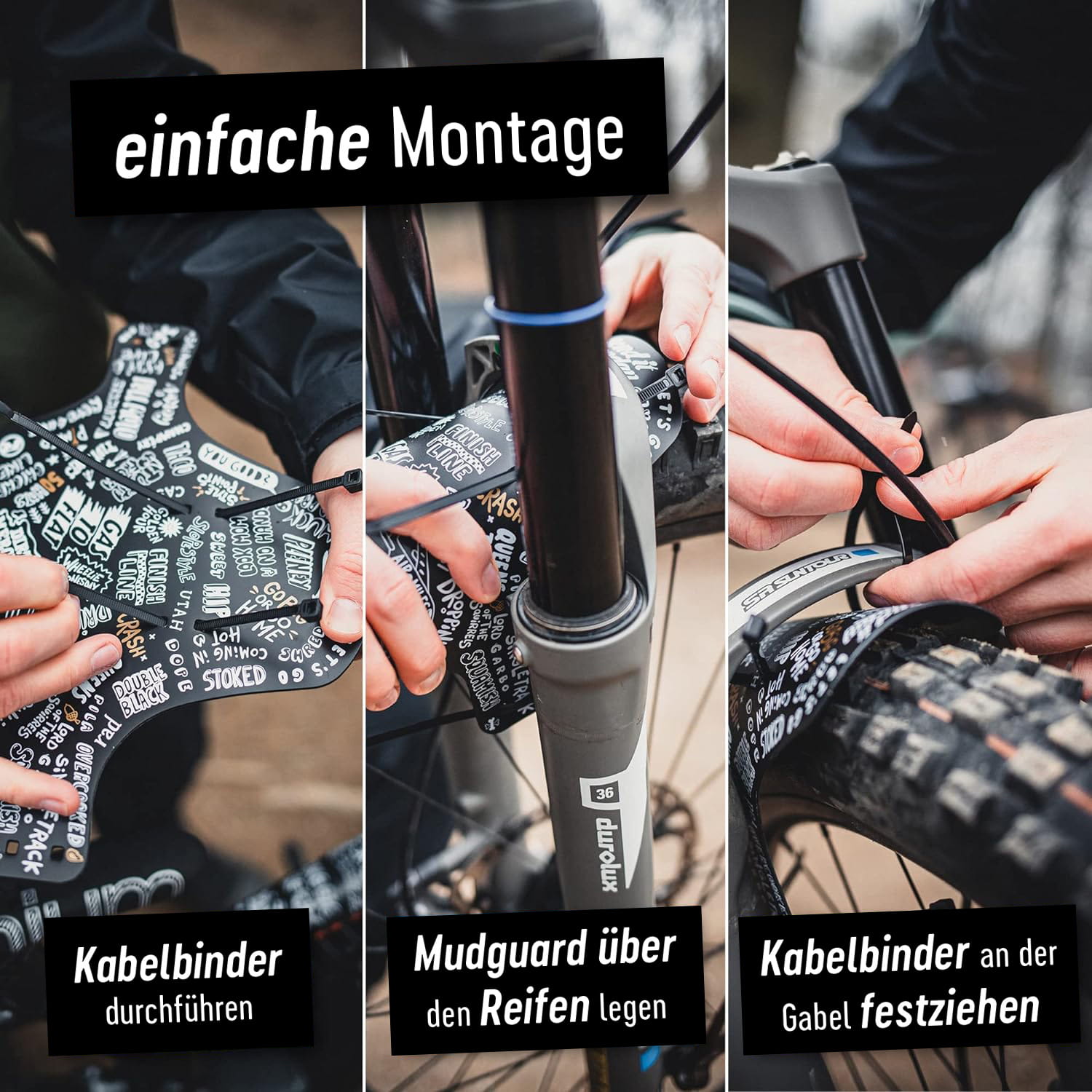 Gravel Mudguard Set – Front & rear fender kit for gravel bikes | rie ...